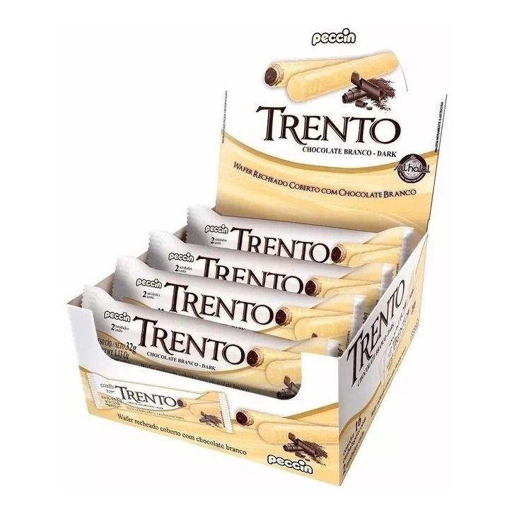 Chocolate Trento Branco Dark c/16 un x 32 g PECCIN - Distribuidora ...