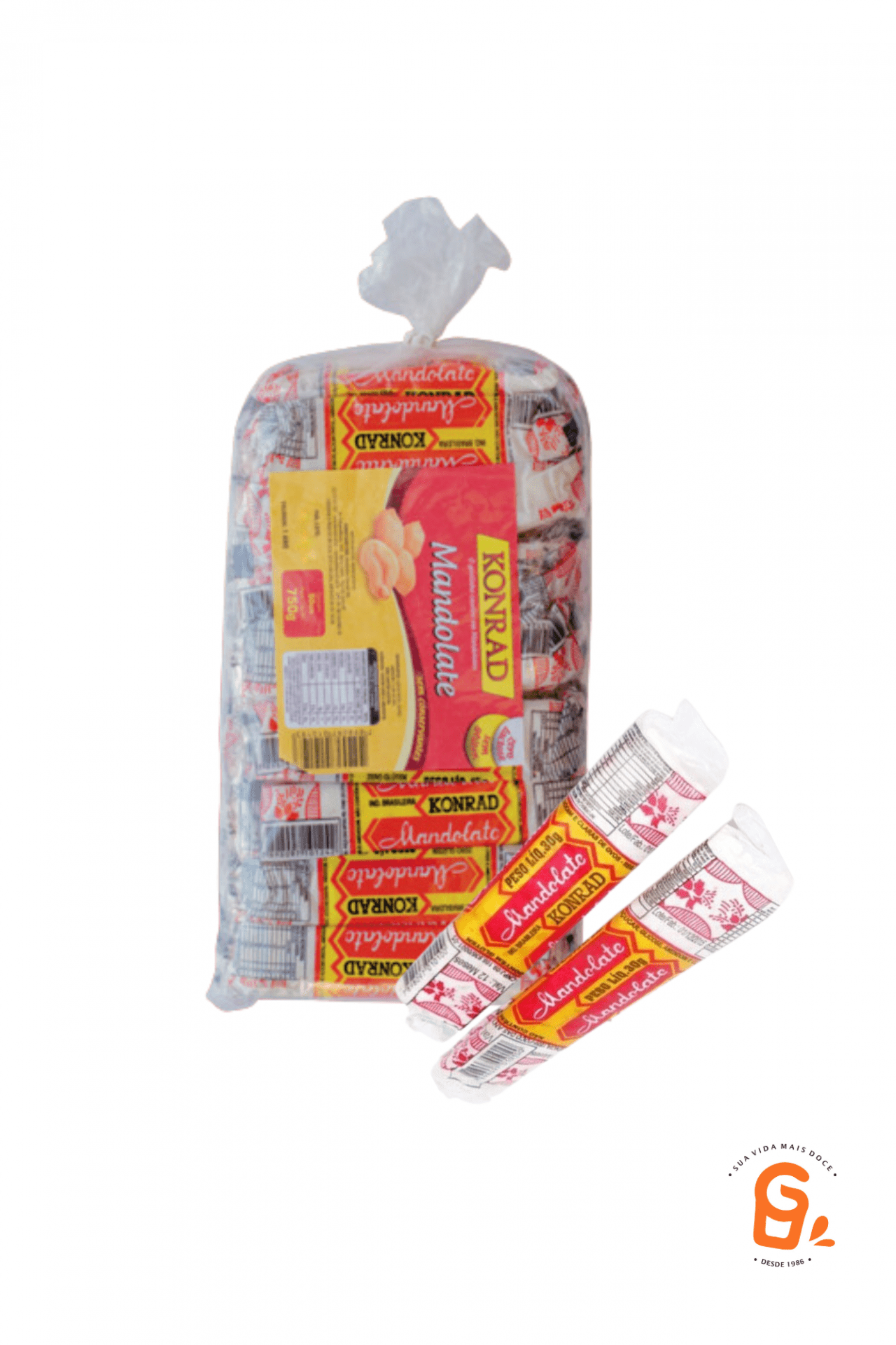 Mandolate Pequeno 750 g c/50 und KONRAD - 25157 - Distribuidora Girotto ...